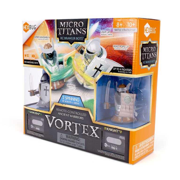 Hexbug Micro Titans Vortex Knight Vs Samurai | Toys R Us Canada