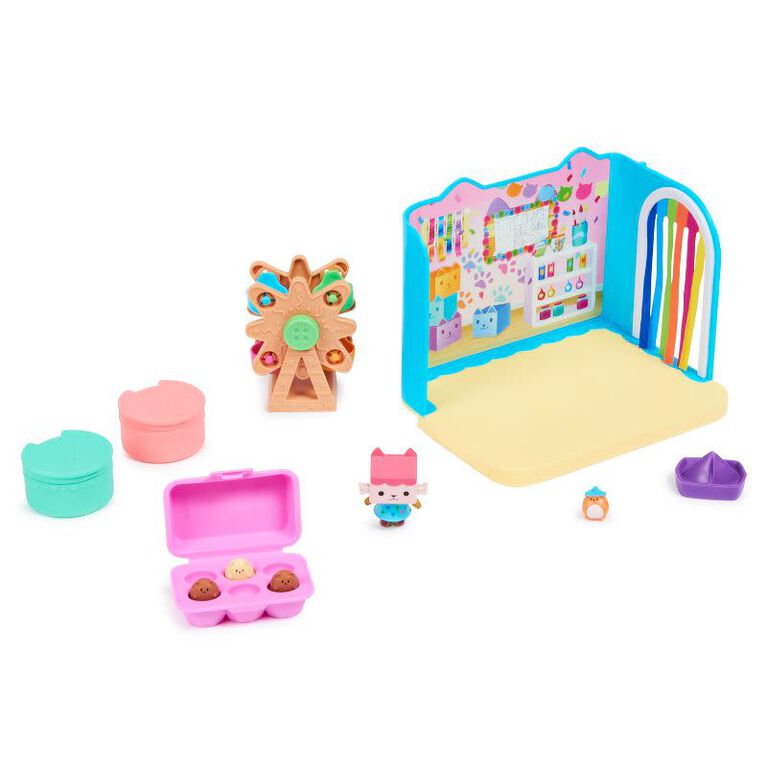 Gabby's Dollhouse, Salle Baby Box Craft-a-riffic avec figurine chat ...