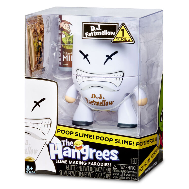 The Hangrees D.J. Fartmellow Collectible Parody Figure with Slime ...
