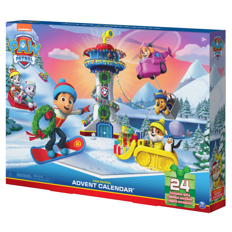PAW Patrol, 2021 Advent Calendar with 24 Exclusive Toy Figures and ...