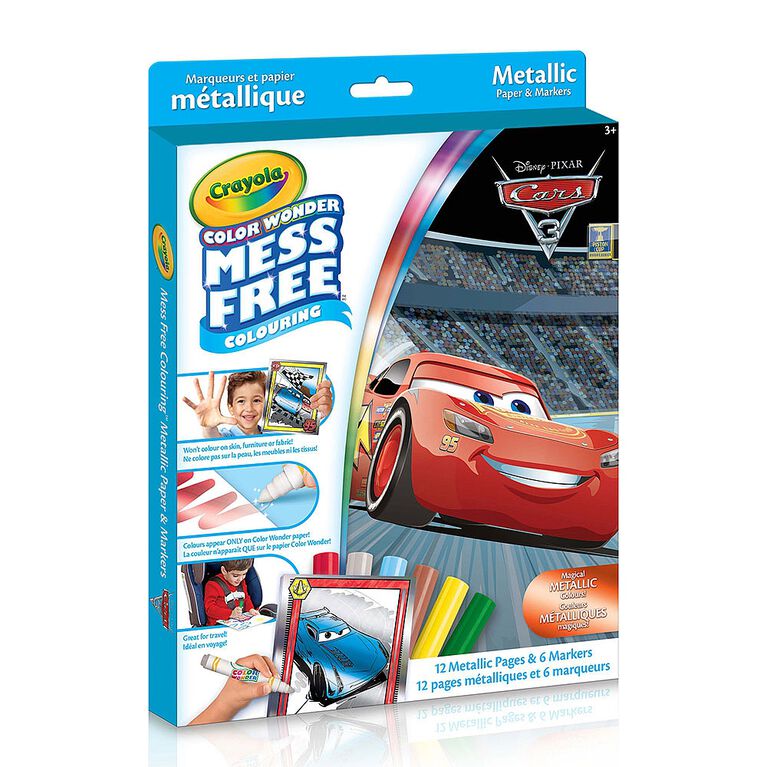 Crayola - Trousse Color Wonder Métalliques, Cars 3. | Toys R Us Canada