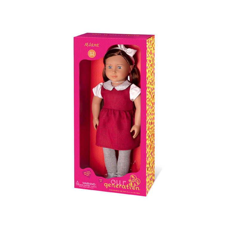 Our Generation Milana 18 Inch Holiday Doll Toys R Us Canada
