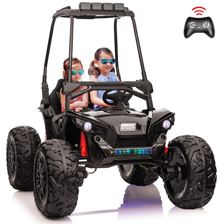 Voltz Toys UTV with Removable Canopy and Remote, Black | Toys R Us Canada