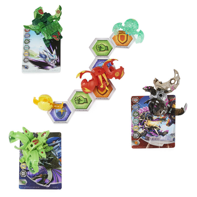 Bakugan Evolutions, Dragonoid and Arcleon Battle Strike Pack, Includes ...