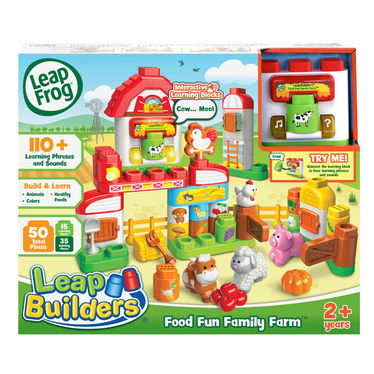 LeapFrog LeapBuilders Food Fun Family Farm - English Edition | Toys R ...