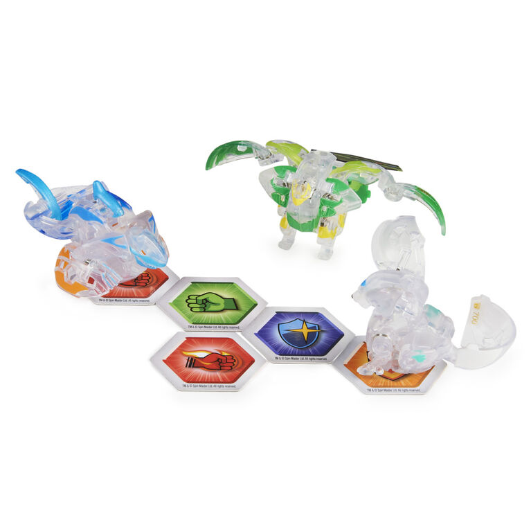 Bakugan Starter Pack 3-Pack, Diamond Falcron Ultra, Geogan Rising ...
