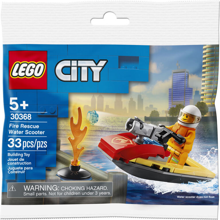 LEGO City Fire Rescue Water Scooter 30368 | Toys R Us Canada
