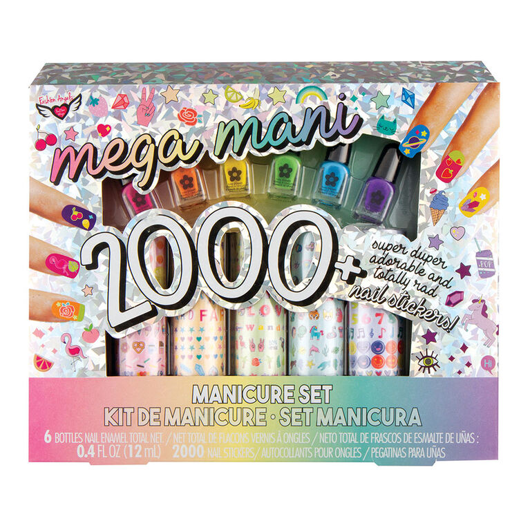 Fashion Angels - Mega Mani Sticker Set - English Edition | Toys R Us Canada