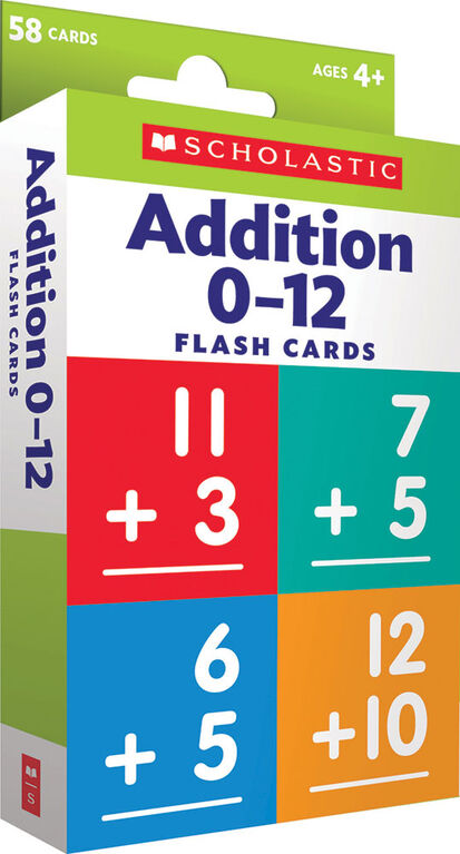 Flash Cards: Addition 0-12 - English Edition | Toys R Us Canada
