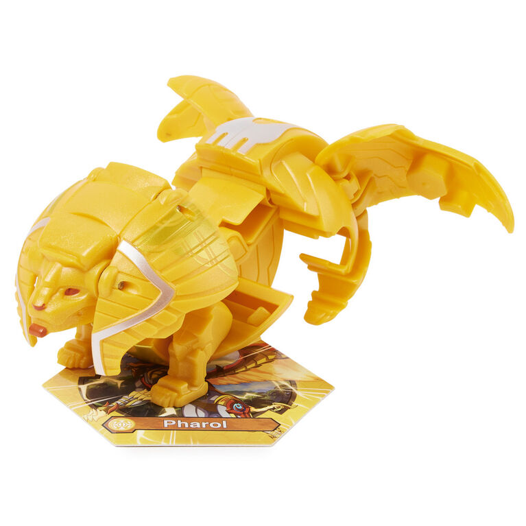 Bakugan Evolutions Deka, Pharol (Gold), Jumbo Collectible Transforming ...