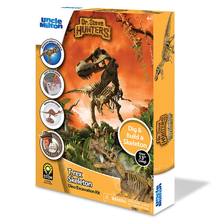 Dr. Steve Hunters - Dino Dig Excavation Kit - T. Rex | Toys R Us Canada