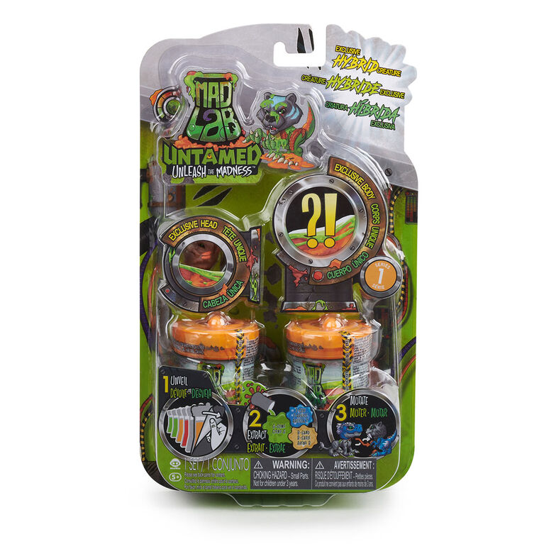 Untamed Mad Lab Minis - Série 1 - 2 fioles - Les couleurs et les motifs ...