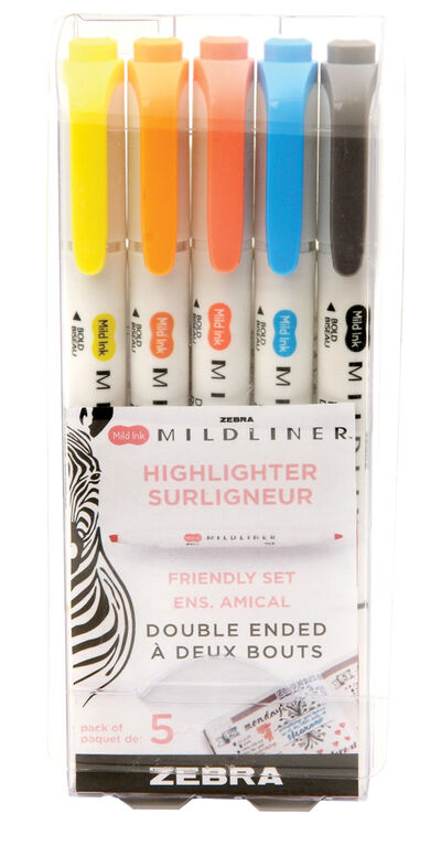 Mildliner Highlighter 5 Pack Friendly | Toys R Us Canada