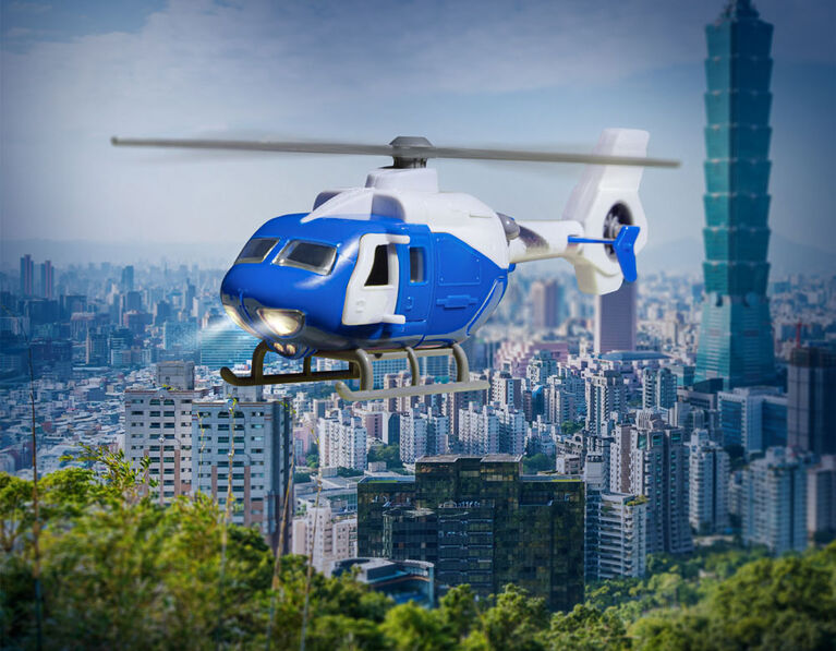 Driven, Micro Helicopter, Small Blue Toy Emergency Vehicle | Toys R Us Canada