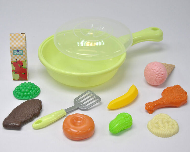 Just Like Home - Frying Pan Playset - Green - Dinner | Toys R Us Canada