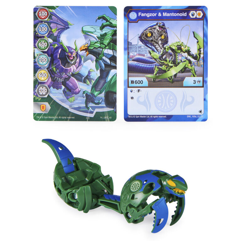 Bakugan Legends, Fangzor X Mantonoid, 2-inch-Tall Collectible Action ...