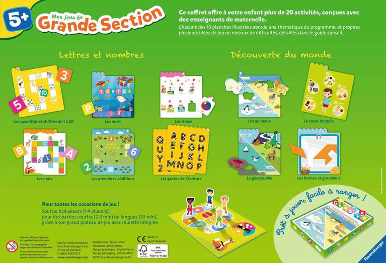 Ravensburger: My Big Section Games - French Edition | Toys R Us Canada