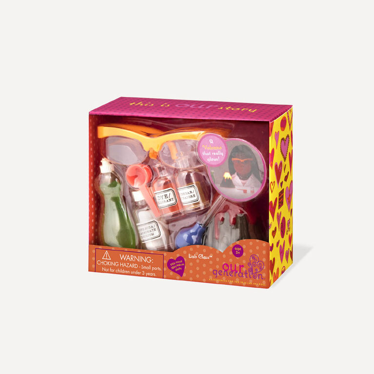 Our Generation, Lab Class, Science Volcano Set for 18-inch Dolls | Toys ...
