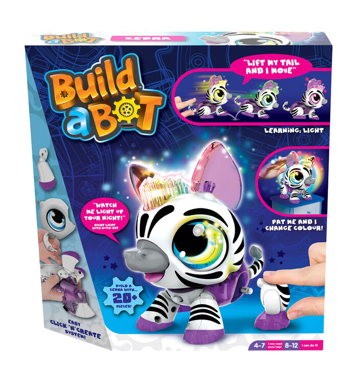 Build A Bot - Light Up Zebra | Toys R Us Canada