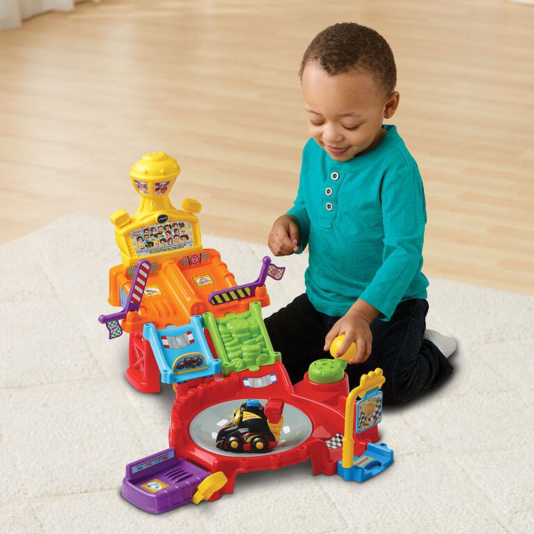 VTech Go! Go! Smart Wheels Revved Up Raceway - French Edition | Toys R ...