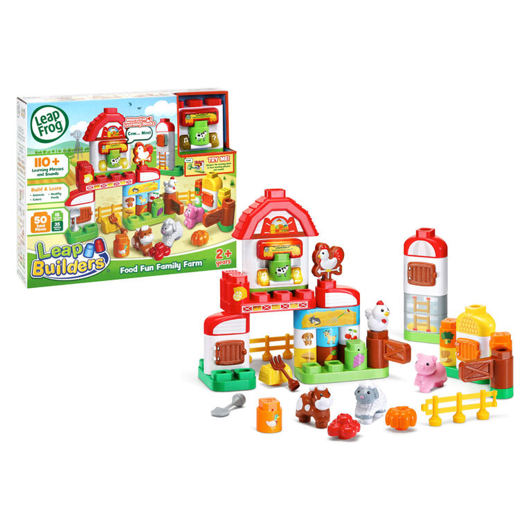 LeapFrog LeapBuilders Food Fun Family Farm - English Edition | Toys R ...