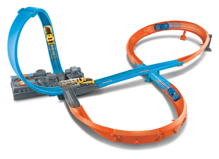 Hot Wheels Figure 8 Raceway With Loop Motorized for Speed | Toys R Us ...
