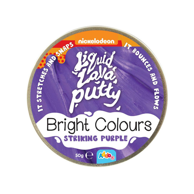 Nickelodeon Liquid Lava Putty Bright Colours Striking Purple - Notre ...