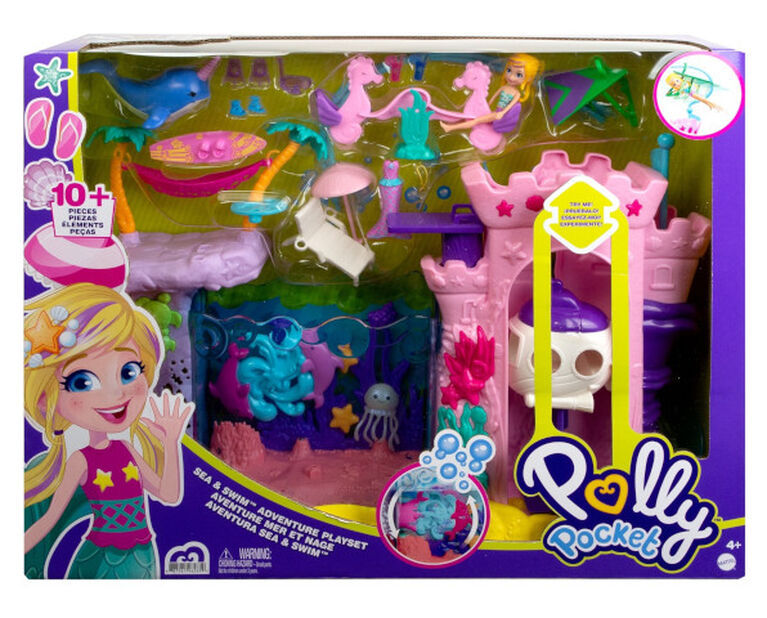 Polly Pocket Sea and Swim Adventure Playset | Toys R Us Canada