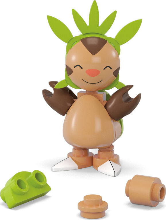 MEGA Pokémon Chespin Building Toy Kit, Poseable Action Figure (23 Pieces) | Toys R Us Canada