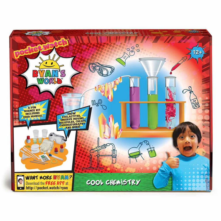 Ryan's World - Trousse de science Cool Chemistry - Notre exclusivité ...