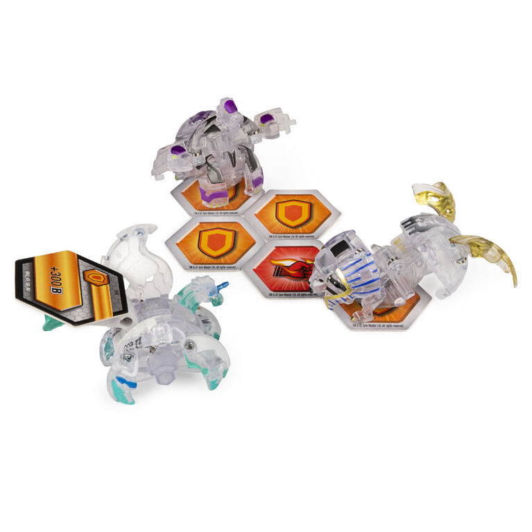 Bakugan Starter Pack 3-Pack, Diamond Pegatrix Ultra, Armored Alliance Collectible Action Figures ...