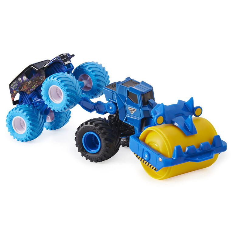 Monster Jam, Official Rolland Dirt Squad Steamroller Monster Truck with ...