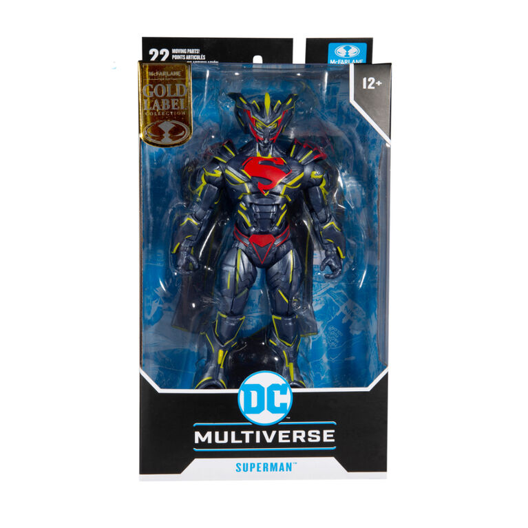 DC Multiverse - Superman Energized Unchained Armour Figurine (Gold ...