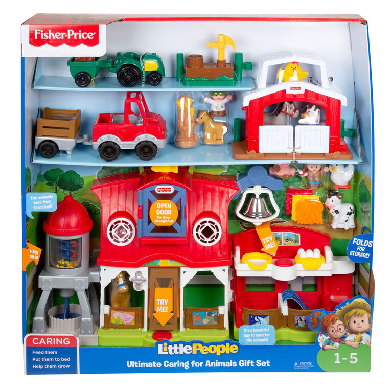 Fisher-Price Little People Ultimate Caring for Animals Farm Gift Set ... Fisher-Price Little People Ultimate Caring for Animals Farm Gift Set ...