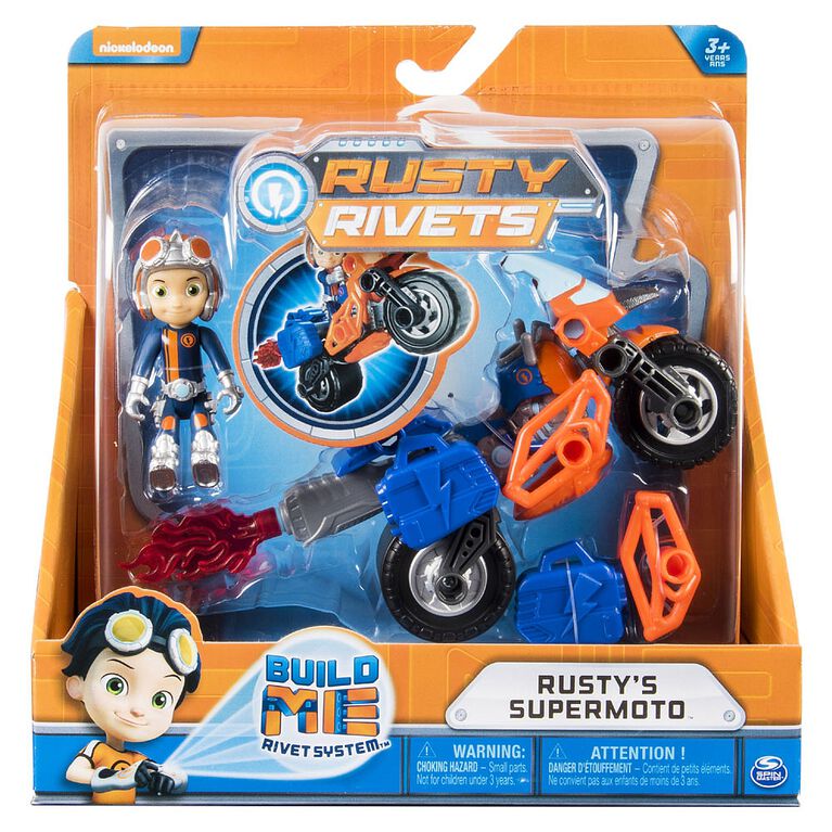 Rusty Rivets - Rusty's Supermoto with Pullback Wheels and Figure | Toys ...