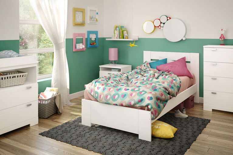 Reevo Complete Bed with Headboard- Black Onyx | Toys R Us Canada