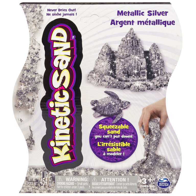 Kinetic Sand 1lb Metallic Silver 2nd Edition | Toys R Us Canada