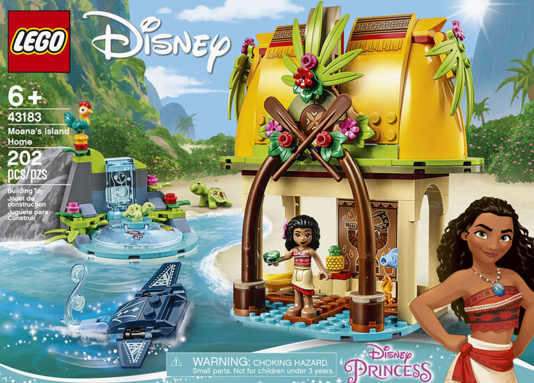 LEGO Disney Princess La maison sur l'île de Vaiana 43183 | Toys R Us Canada