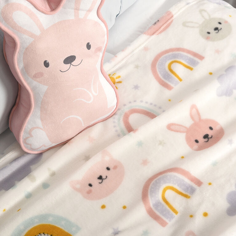 Bunny Plush Throw and Pillow Set | Toys R Us Canada