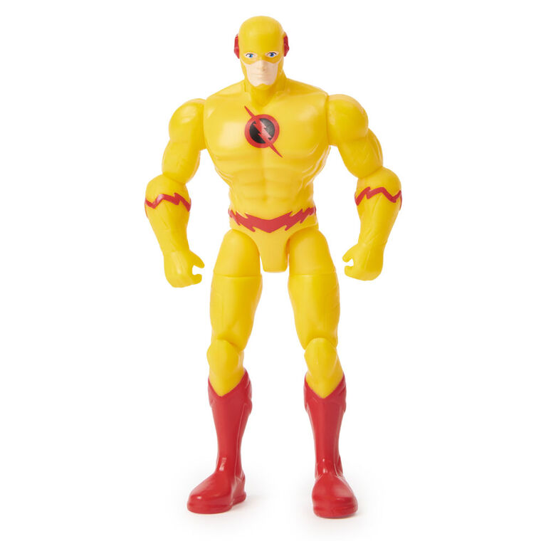 DC Comics 4-inch THE FLASH Action Figure with 3 Mystery Accessories ...