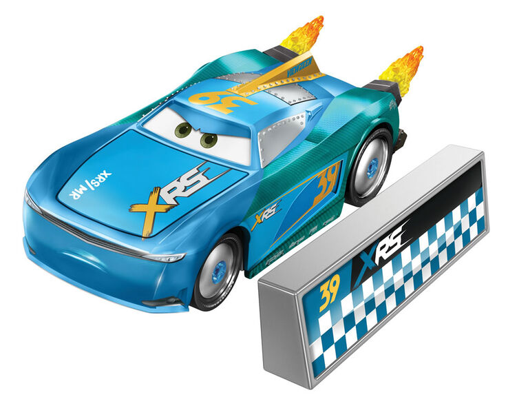 Disney Pixar Cars XRS Rocket Racing Michael Rotor with Blast Wall ...