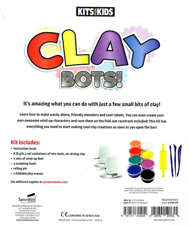 SpiceBox Children's Activity Kits for Kids Clay-Bots - English Edition ...