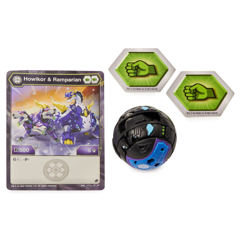 Bakugan, Baku-Storage Case with Fused Howlkor x Ramparian Collectible ...