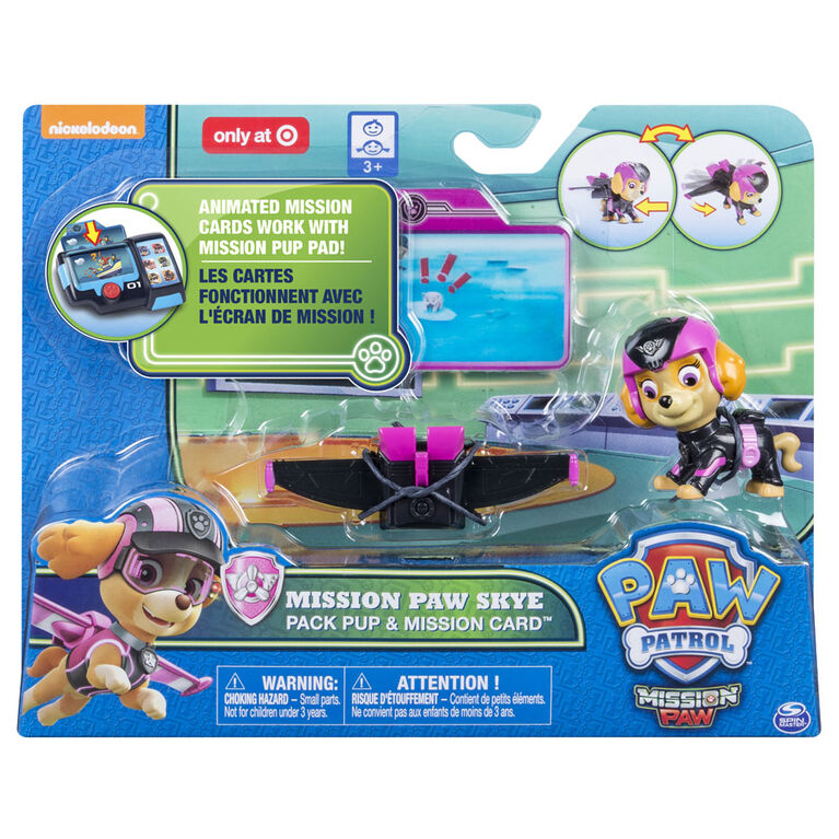 Paw Patrol - Mission Paw Skye - Pack Pup & Mission Card | Toys R Us Canada