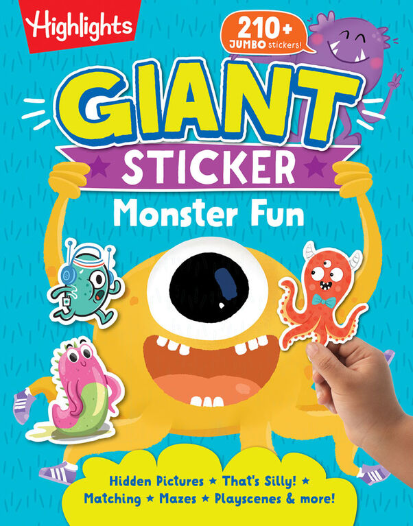 Giant Sticker Monster Fun - English Edition | Toys R Us Canada