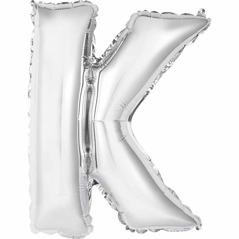 14" Silver Letter Balloons - K | Toys R Us Canada