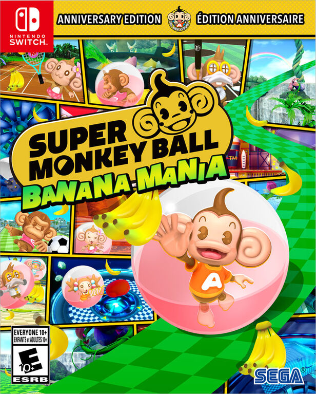 Nintendo Switch-Super Monkey Ball Banana Mania Anniversary Launch ...