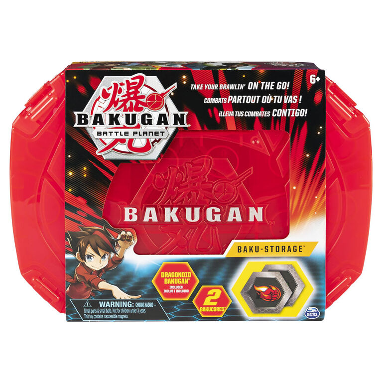 Bakugan, Baku-storage Case (Red) for Bakugan Collectible Action Figures ...