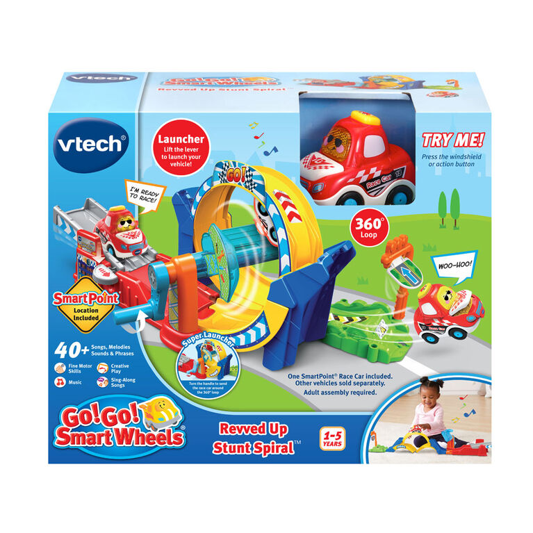 VTech Go! Go! Smart Wheels Revved Up Stunt Spiral - English Edition ...