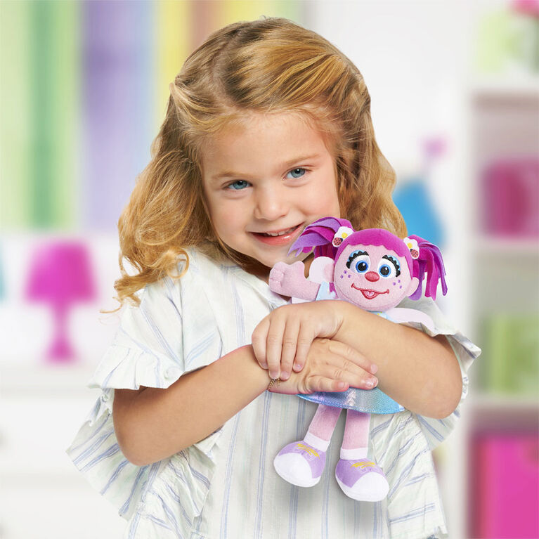 Sesame Street Friends 8-inch Abby Cadabby Sustainable Plush Stuffed Toy ...